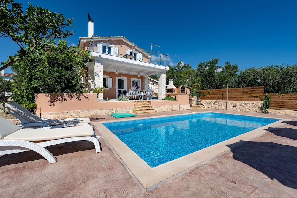 Villa In Zakynthos With Private Pool  Views - Zakynthos